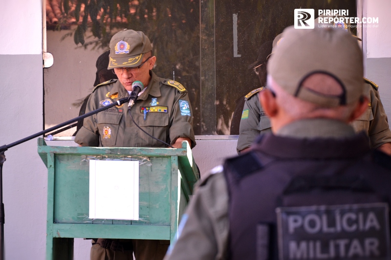 Solenidade marca a troca de comando do 12° Batalhão de Polícia Militar em município do Piauí ...