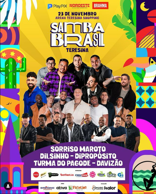 Festival Samba Brasil reúne grandes nomes do gênero em Teresina; veja ...