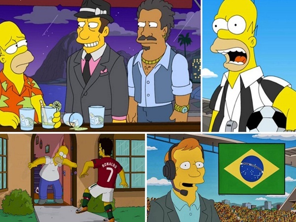 Os Simpsons voltam ao Brasil para a Copa do Mundo; veja vídeo do ...