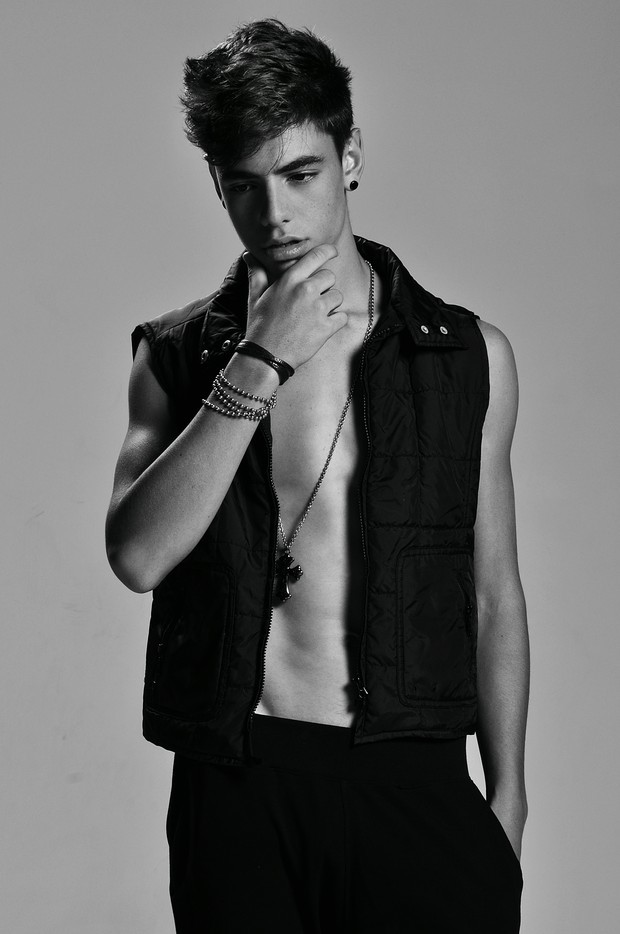 Mayã Frota, filho de Alexandre Frota, se lança como modelo aos 15 anos ...