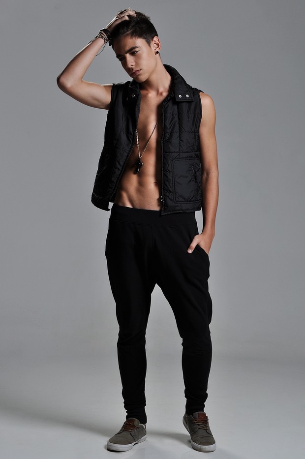 Mayã Frota, filho de Alexandre Frota, se lança como modelo aos 15 anos ...