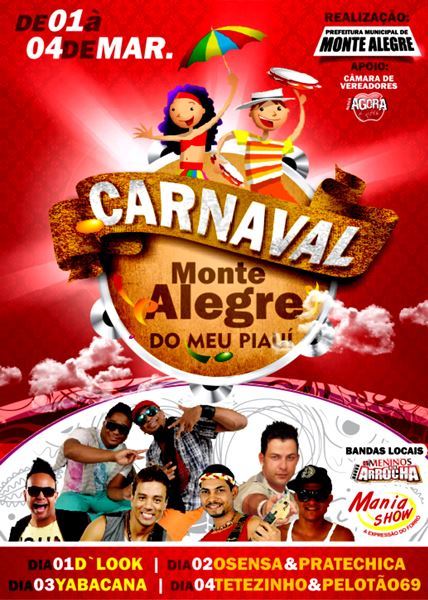 Monte Alegre do Piauí realiza mais um super carnaval. Veja programação ...