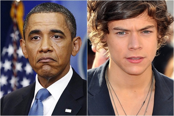 Revista diz que Obama teve caso com Harry Styles do One Direction ...