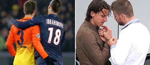 Shakira que se cuide: Piqué e Ibrahimovic são clicados em pose suspeita ...