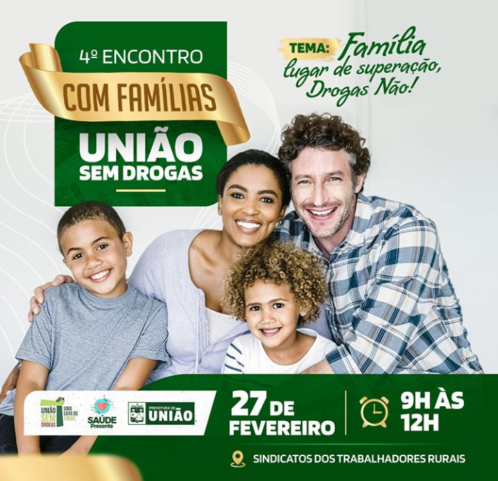Prefeitura realizará o 4° Encontro do Programa União Sem Drogas ...