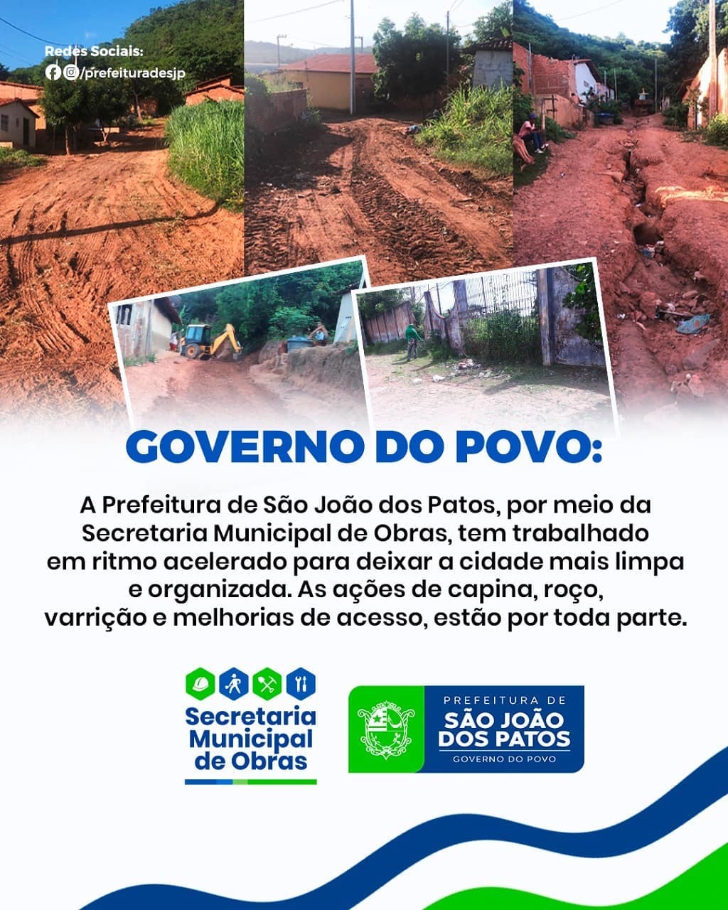 Prefeitura De São João Dos Patos Intensifica O Trabalho De Limpeza E