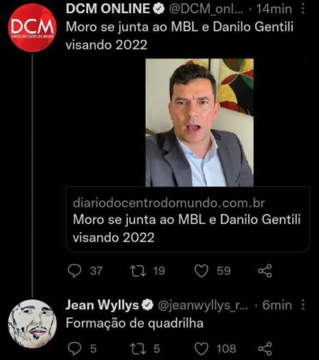 MBL processa Jean Wyllys por acusar grupo de “formação de quadrilha ...