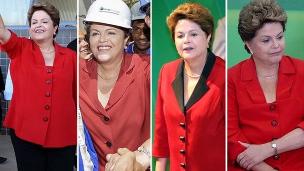 Em uma semana, Dilma usou roupas de cor vermelho em 4 dias; inveja ...