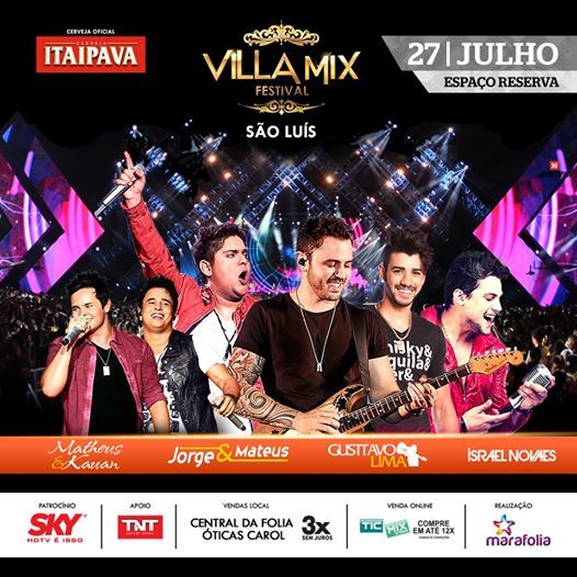 Villa Mix Acontece Neste Final De Semana Em São Luís Confira As