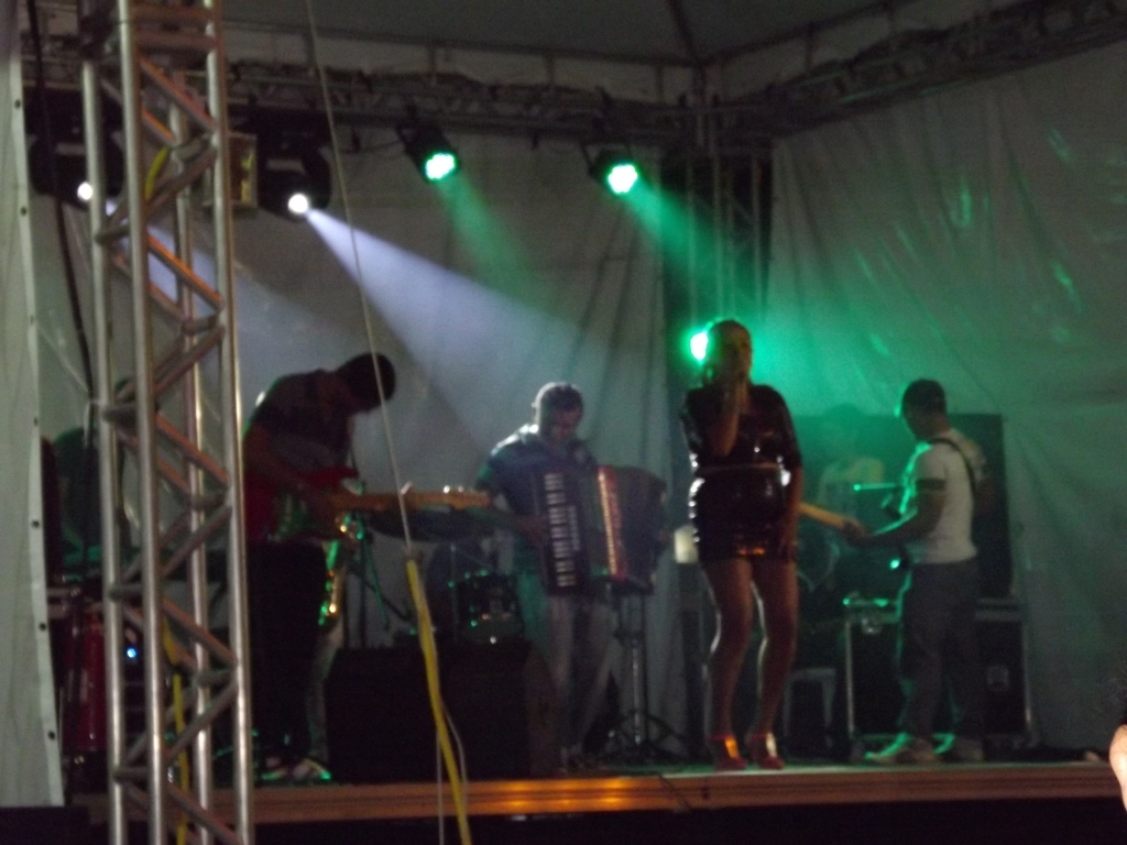 Cantora Sandra Iris lança sua banda durante festejo em União - 180graus ...