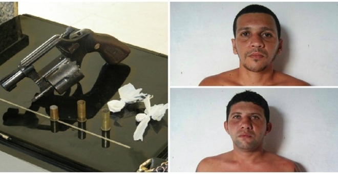 Irmãos São Presos Por Tráfico De Drogas E Porte De Arma De Fogo