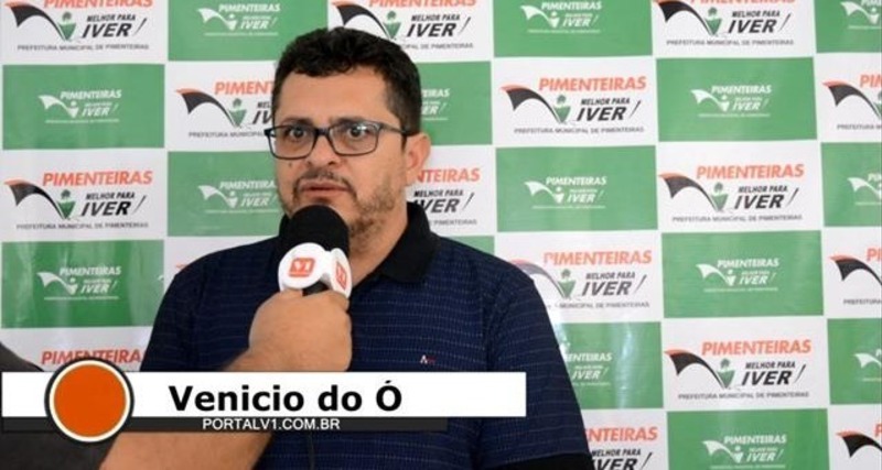 Prefeito de Pimenteiras Venicio do Ó declara apoio político