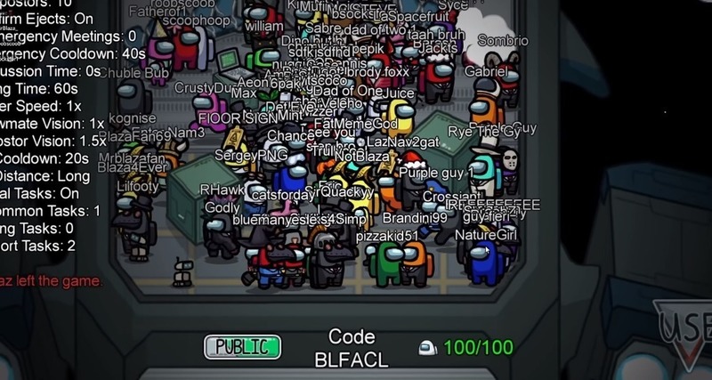 Hack de Among Us coloca 90 tripulantes e 10 impostores em uma partida