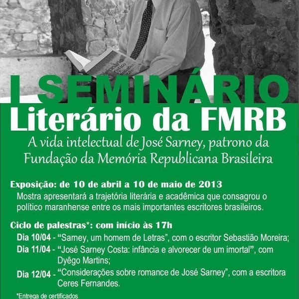 FMRB e Academia Maranhense de Letras realizam Seminário Literário