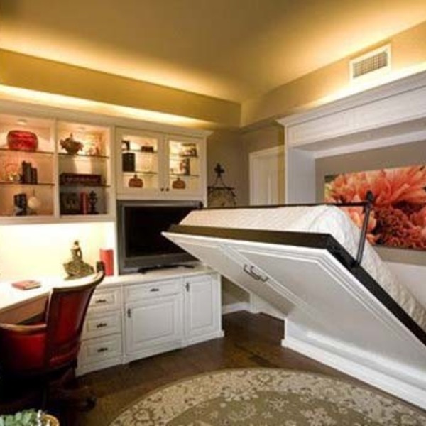 Camas embutidas são ideais para ganhar espaço