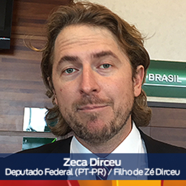 Deputado filho de Zé Dirceu diz que o pai está bem e pregando diretas-já