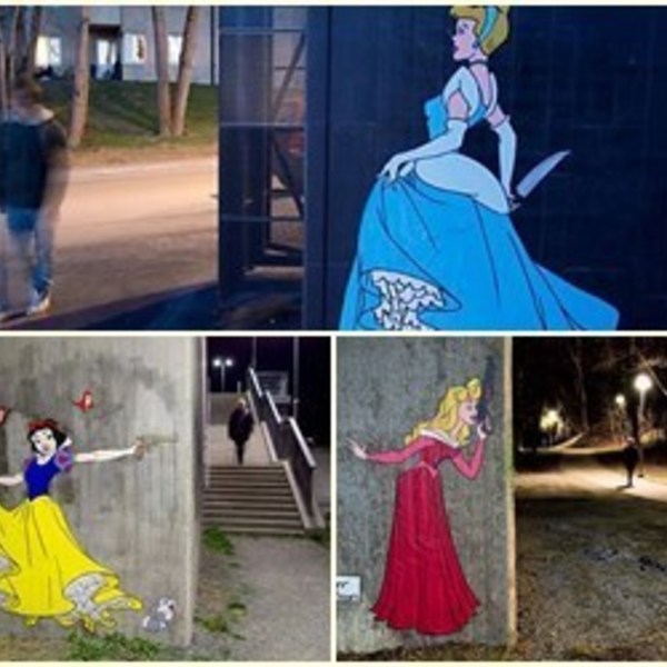 Artista misterioso transforma princesas da Disney em assassinas; veja ...