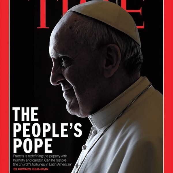 Capa da revista Time mostra Papa com 'chifres'